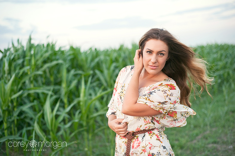 a dinner date + fashion shoot + corn fields + gorgeous sunset » Corey ...
